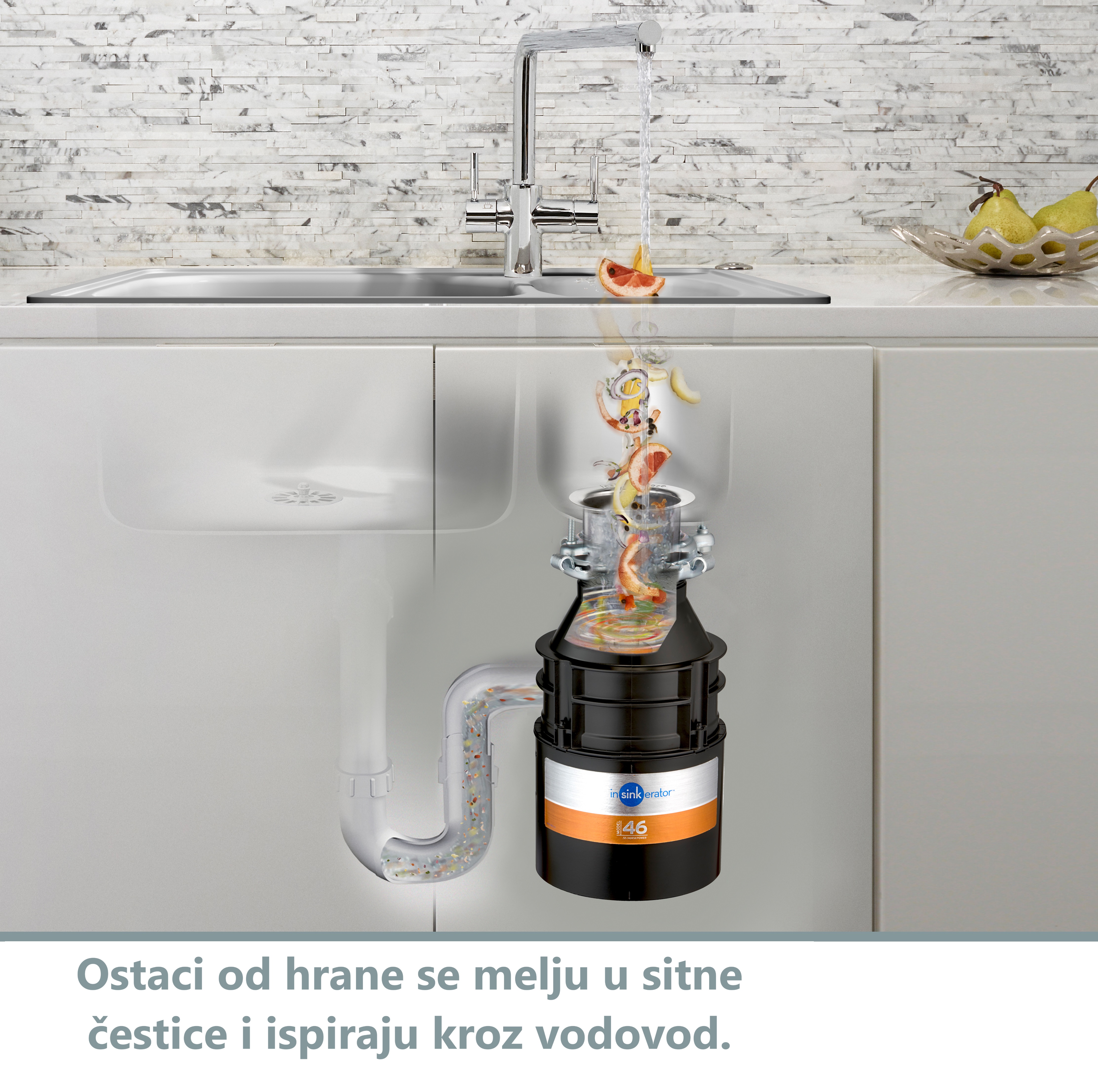INSINKERATOR DROBILICA (MELJAČ) OTPADA ISE 46+2 AS