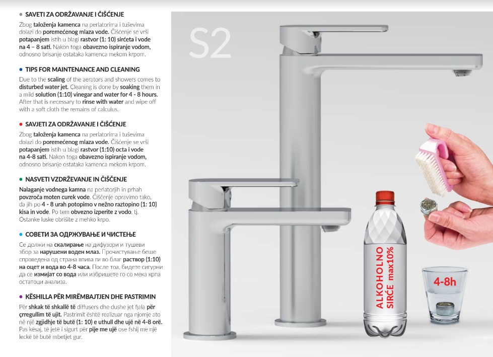 ROSAN GOLD 238603G zlatna slavina niskog pritiska