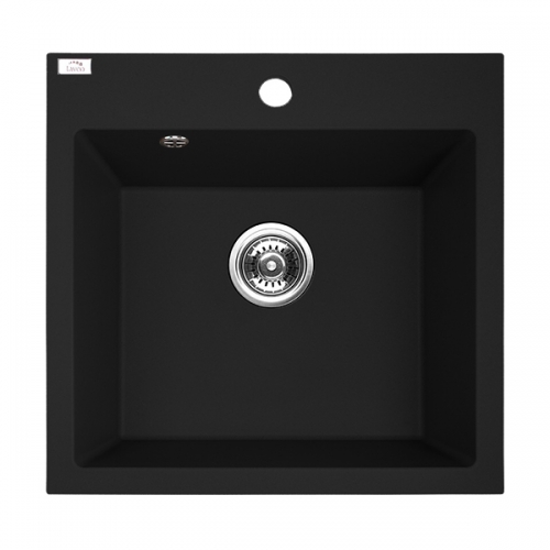 LAVEO ALENA CRNA MAT 490x490/200mm