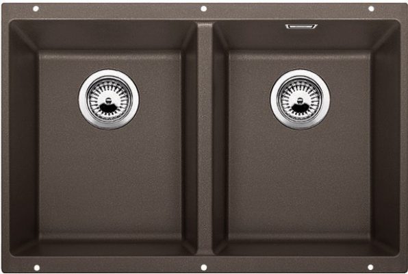 BLANCO SUBLINE 350/350-U SILGRANIT ® PURADUR II ™, 755x460/200