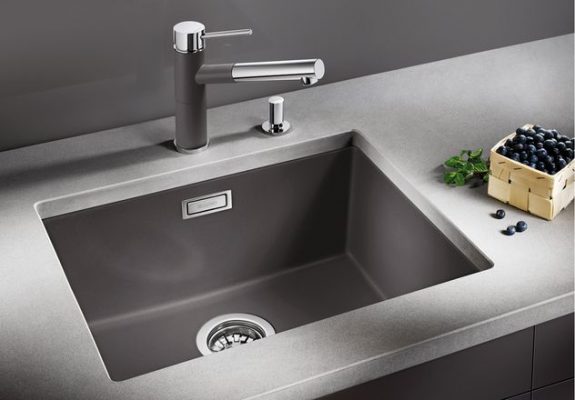 BLANCO SUBLINE 500-U , 530x460/190 mm - Antracit